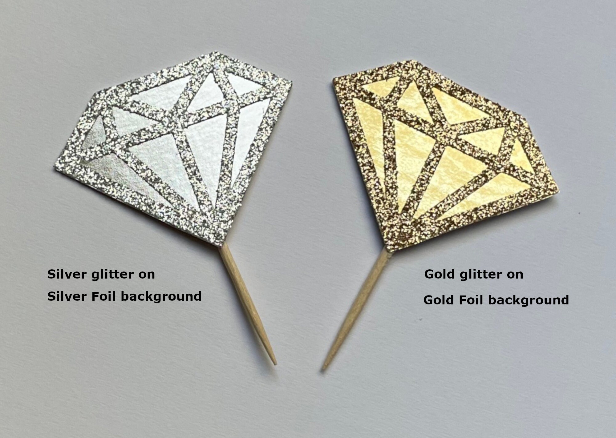 Diamond Toppers / Diamond Donut Toppers / Diamond Cupcake Toppers ...