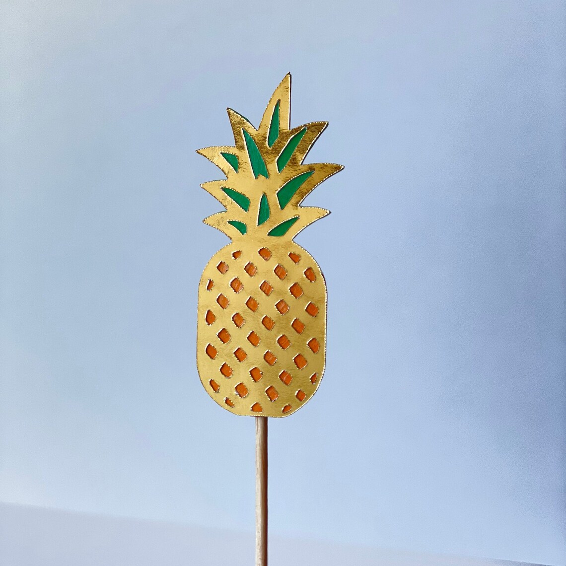 Pinapple Topper / Pineapple Party Decoration / Pinapple | Etsy