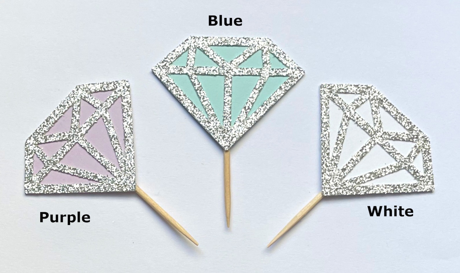 Diamond Toppers / Diamond Donut Toppers / Diamond Cupcake Toppers ...