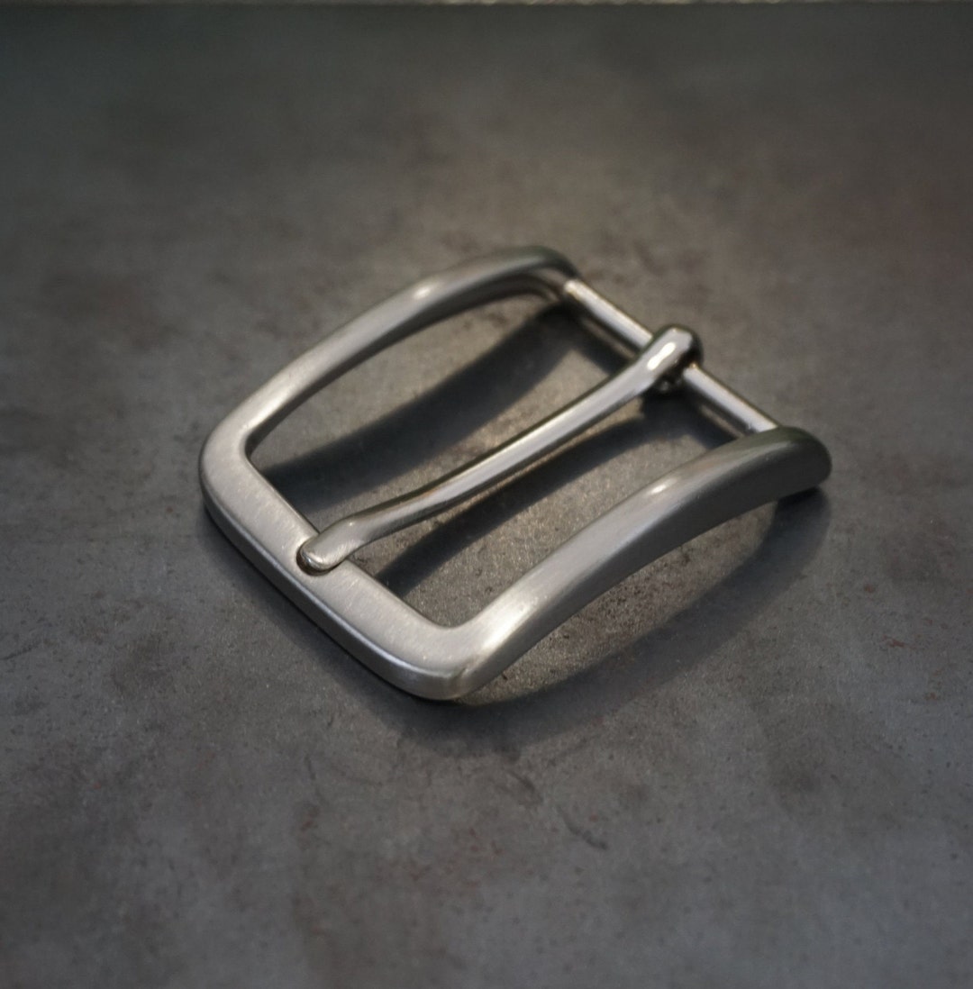 32 Mm Belt Buckle for Men. Heavy Duty Solid Buckle Satin Nickel Finish ...