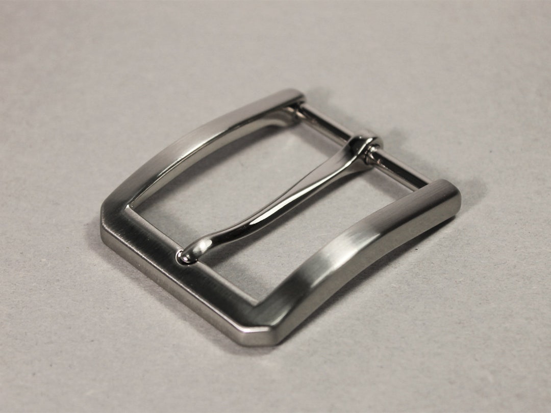 35 Mm Heavy Duty Belt Buckle With Satin Nickel Finish. - Etsy