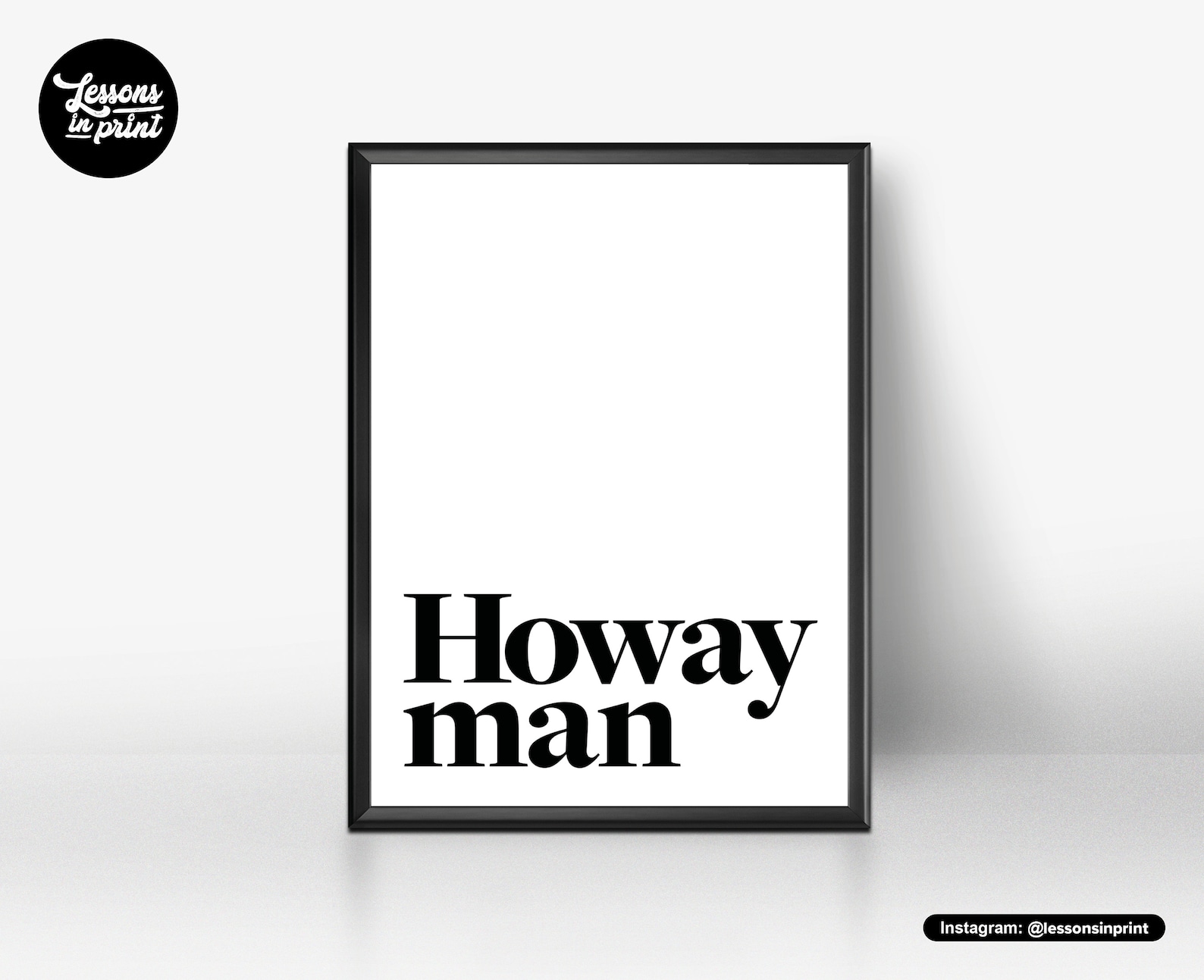 Howay Man Geordie Slang Print Geordie Dialect Print | Etsy