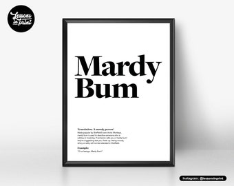 Nah Then Description Print • Yorkshire Slang Print • Yorkshire Dialect ...