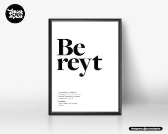 Ey up Description Print • Yorkshire Slang Print • Yorkshire Dialect ...