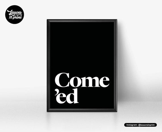 Come Ed Print Scouse Slang Print Liverpool Slang Print - Etsy