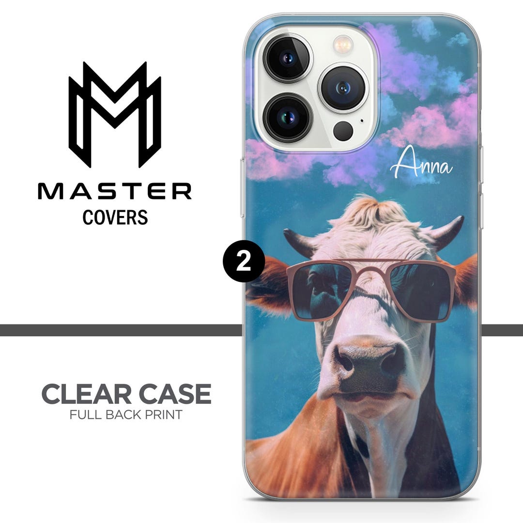 Custom Made Ranch Phone Case Moo Cow Cover for iPhone 16 15 14 13 12 ...