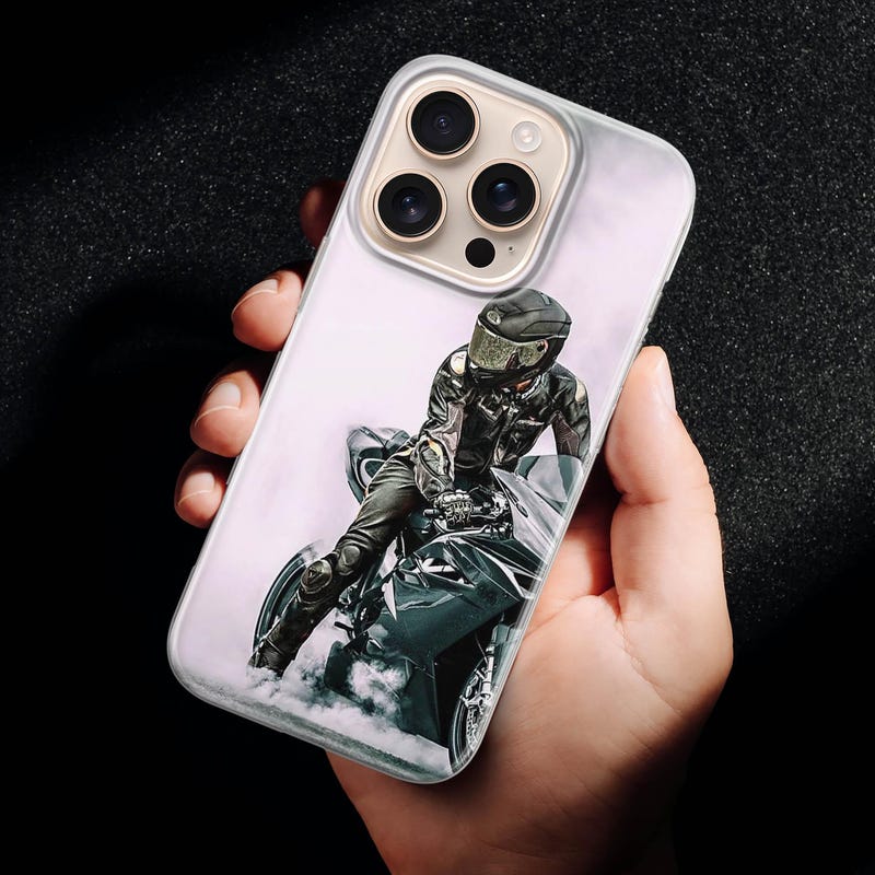 Moto Biker Phone Case - Etsy
