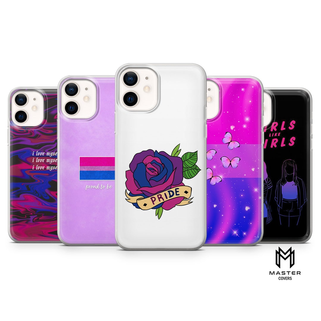 Buy Bi Pride Phone Case Bisexual Cover for iPhone 15 14 13 12 Pro 11 XR ...