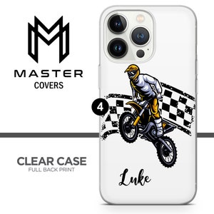 Motocross Phone Case Made to Order Enduro Cover for iPhone 15 14 13 12 ...