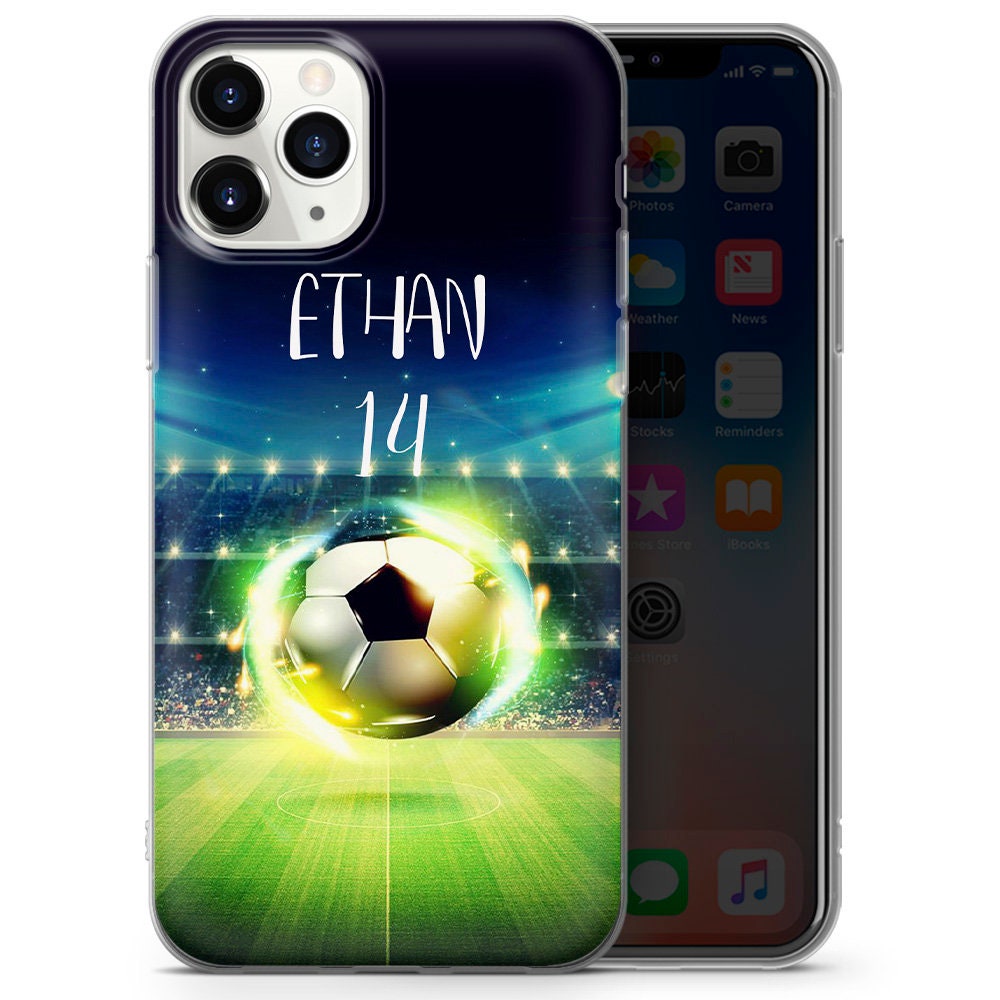 Personalized Soccer Phone Case Custom Football Cover for iPhone 17 Pro ...