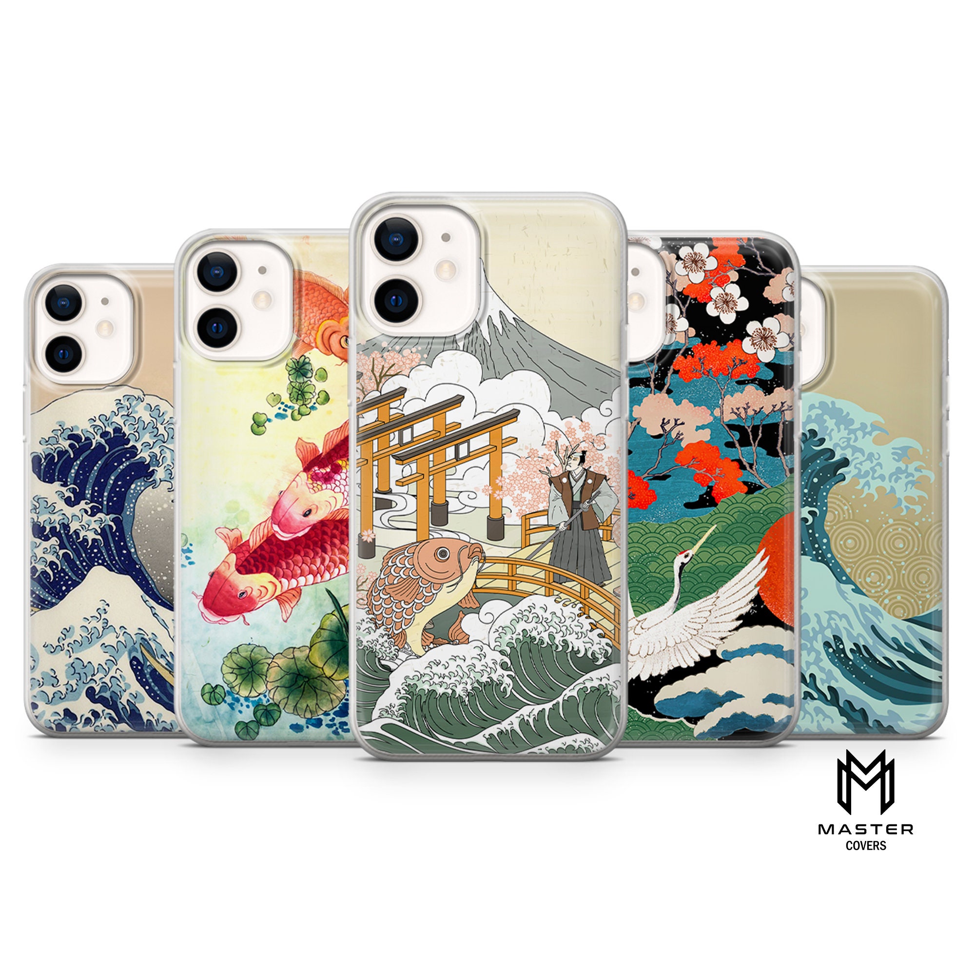 Great Wave Phone Case Hokusai Cover for Iphone 14 13 12 11 - Etsy