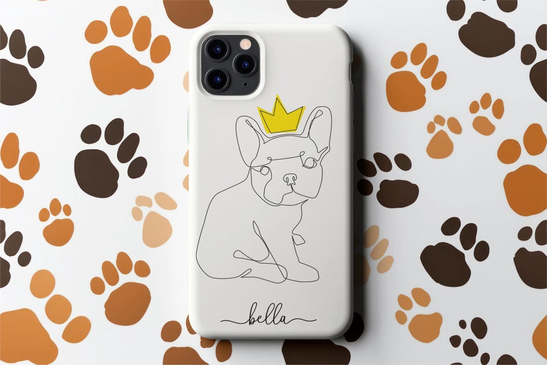 Custom Made Phone Case Frenchie Puppy Cover for iPhone 16 15 14 13 12 ...