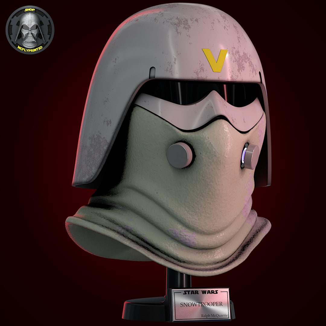 Snowtrooper by Ralph Mcquarrie - Life Size Helmet - Etsy