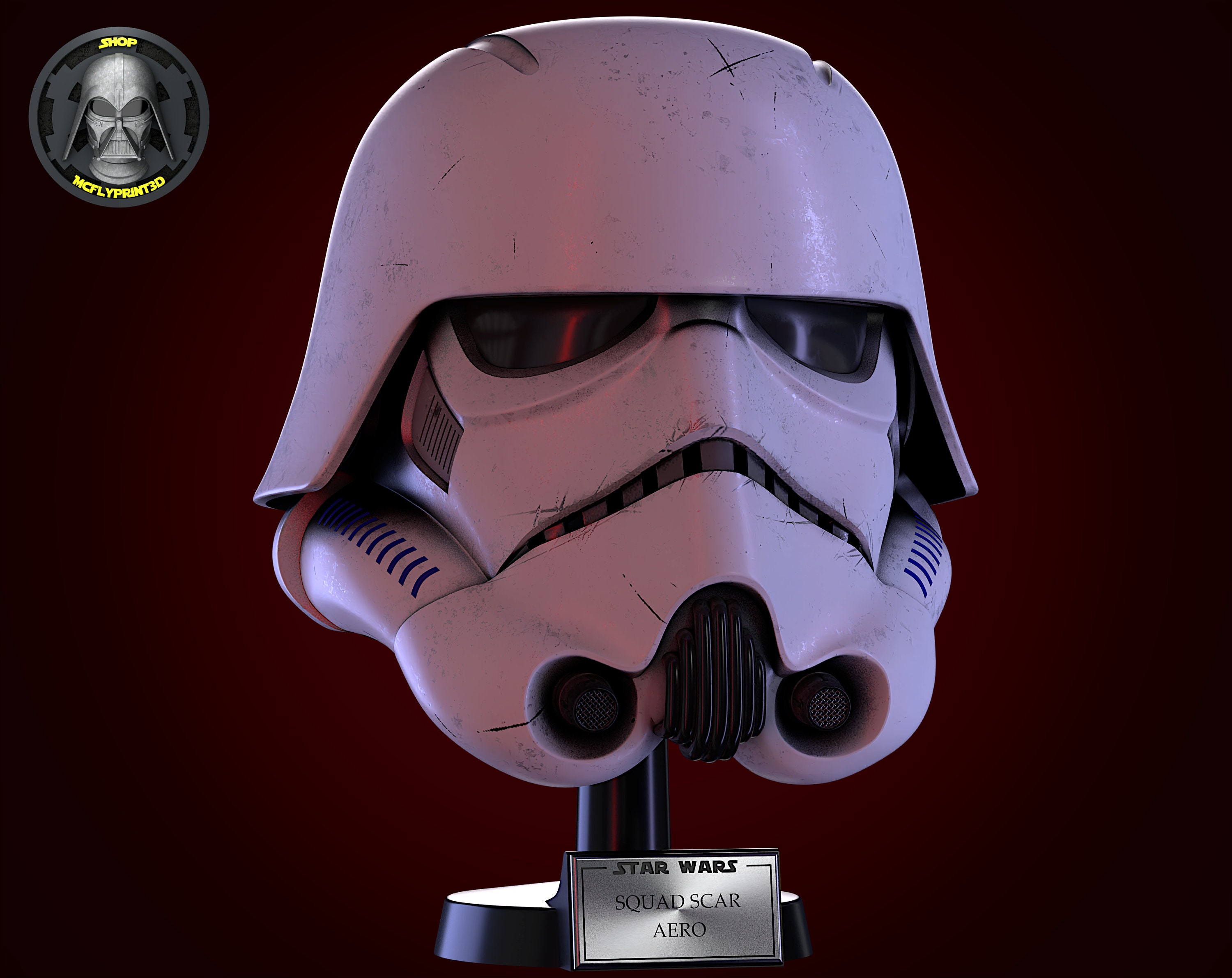 Squad Scar Aero Task 99 Life Size Helmet - Etsy