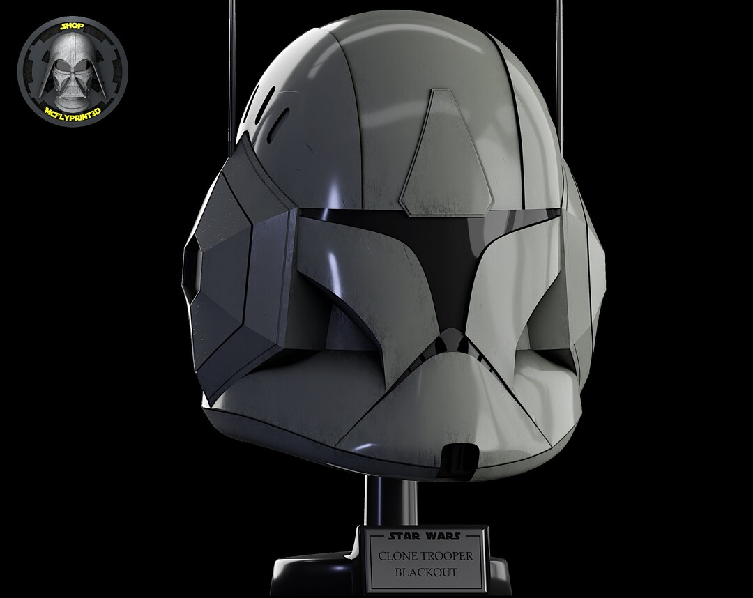 Clone Blackout - Helmet Phase 1 - Helmet 3D - Etsy