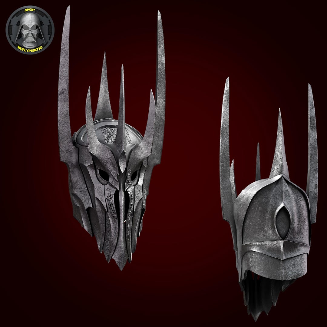 Sauron - Life Size - Helmet 3D - Etsy