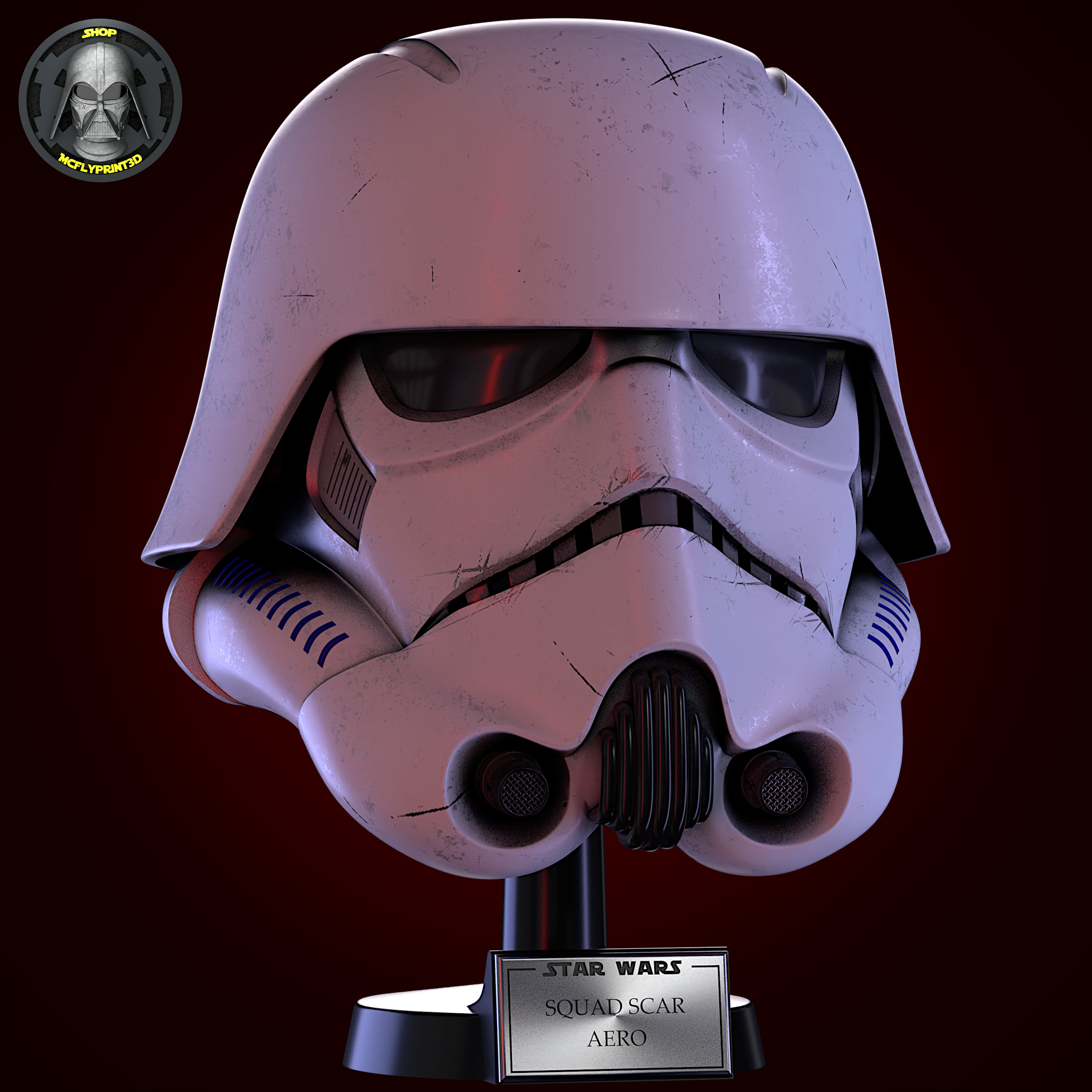 Squad Scar Aero Task 99 Life Size Helmet - Etsy