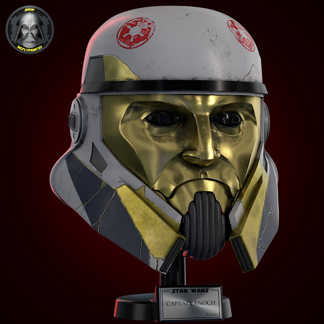 Captain Enoch - Ashoka - Helmet 3D - Etsy