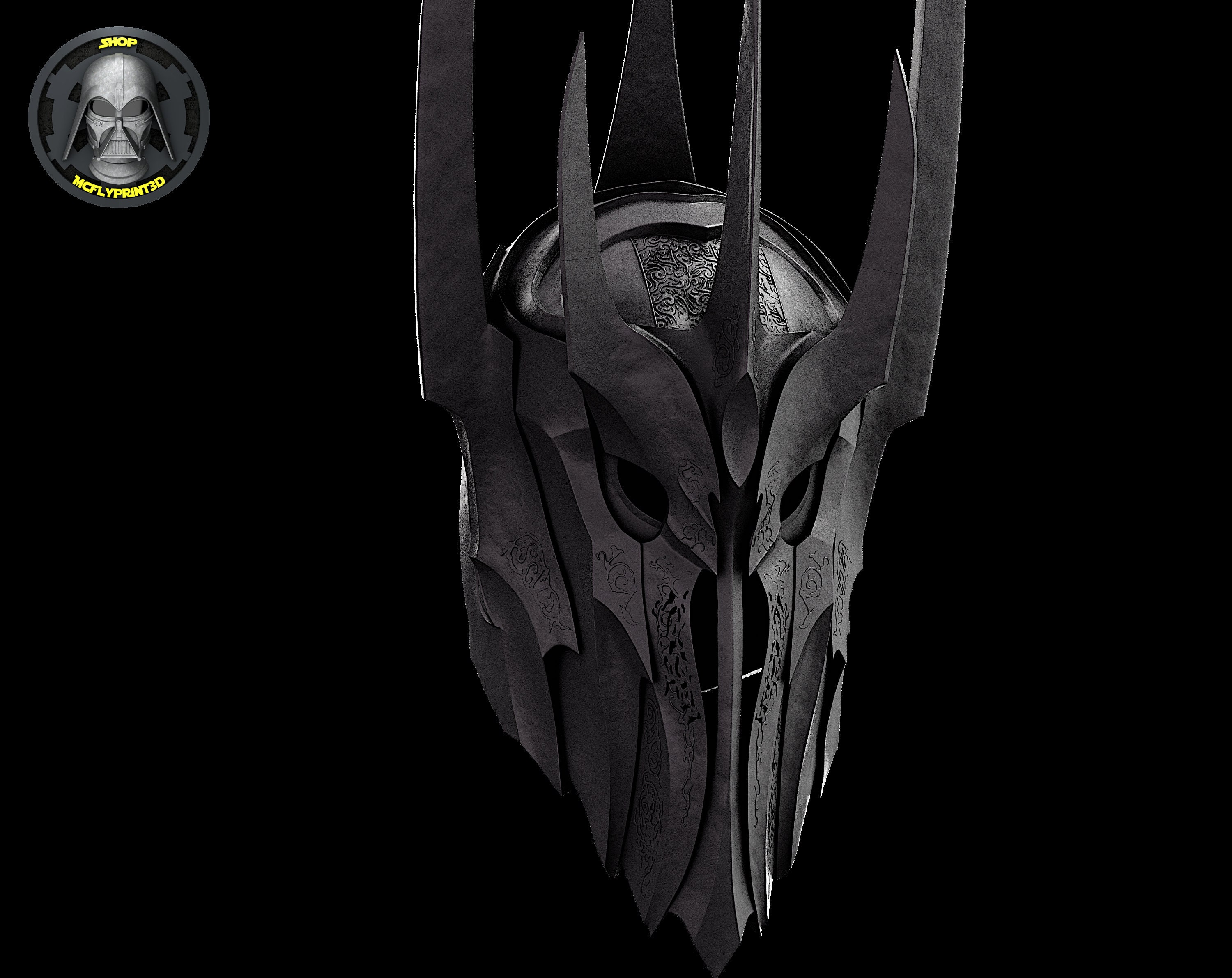 Sauron Helmet Life Size - Etsy UK
