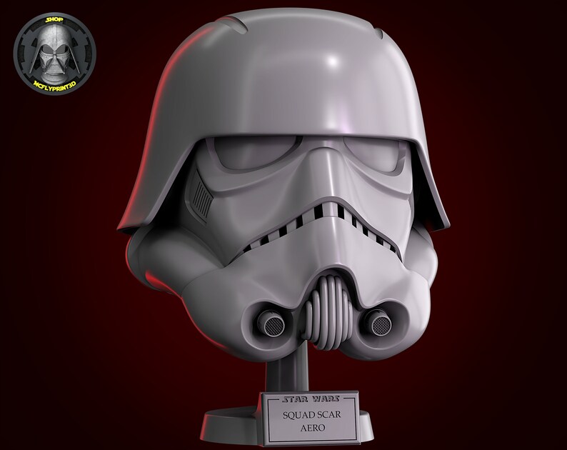 Squad Scar - Aero - Task 99 - Helmet 3D - Etsy