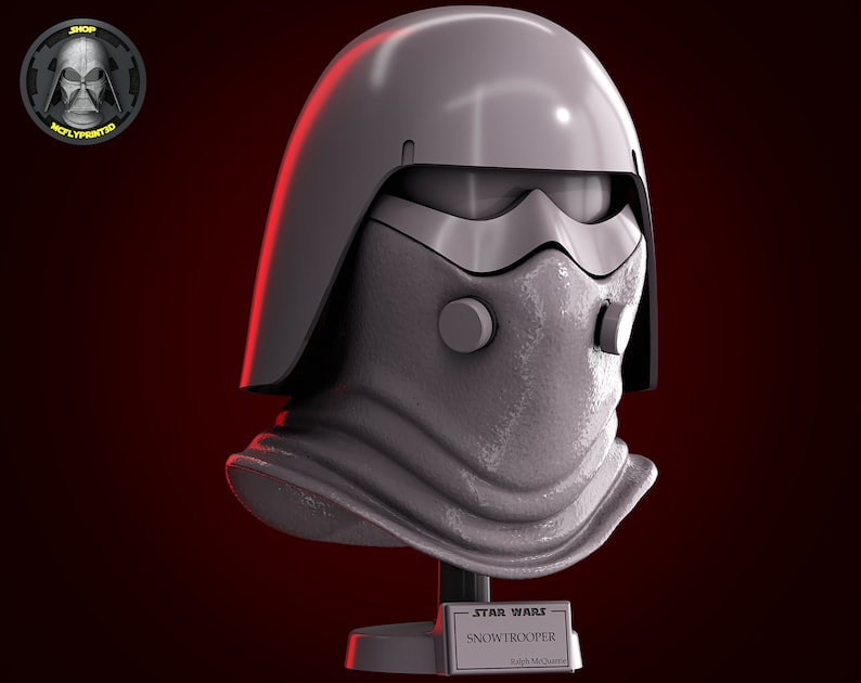 Snowtrooper by Ralph Mcquarrie Life Size Helmet - Etsy
