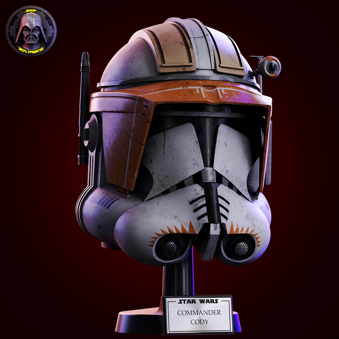 Commander Cody - Phase 2 - Helmet 3D - Etsy