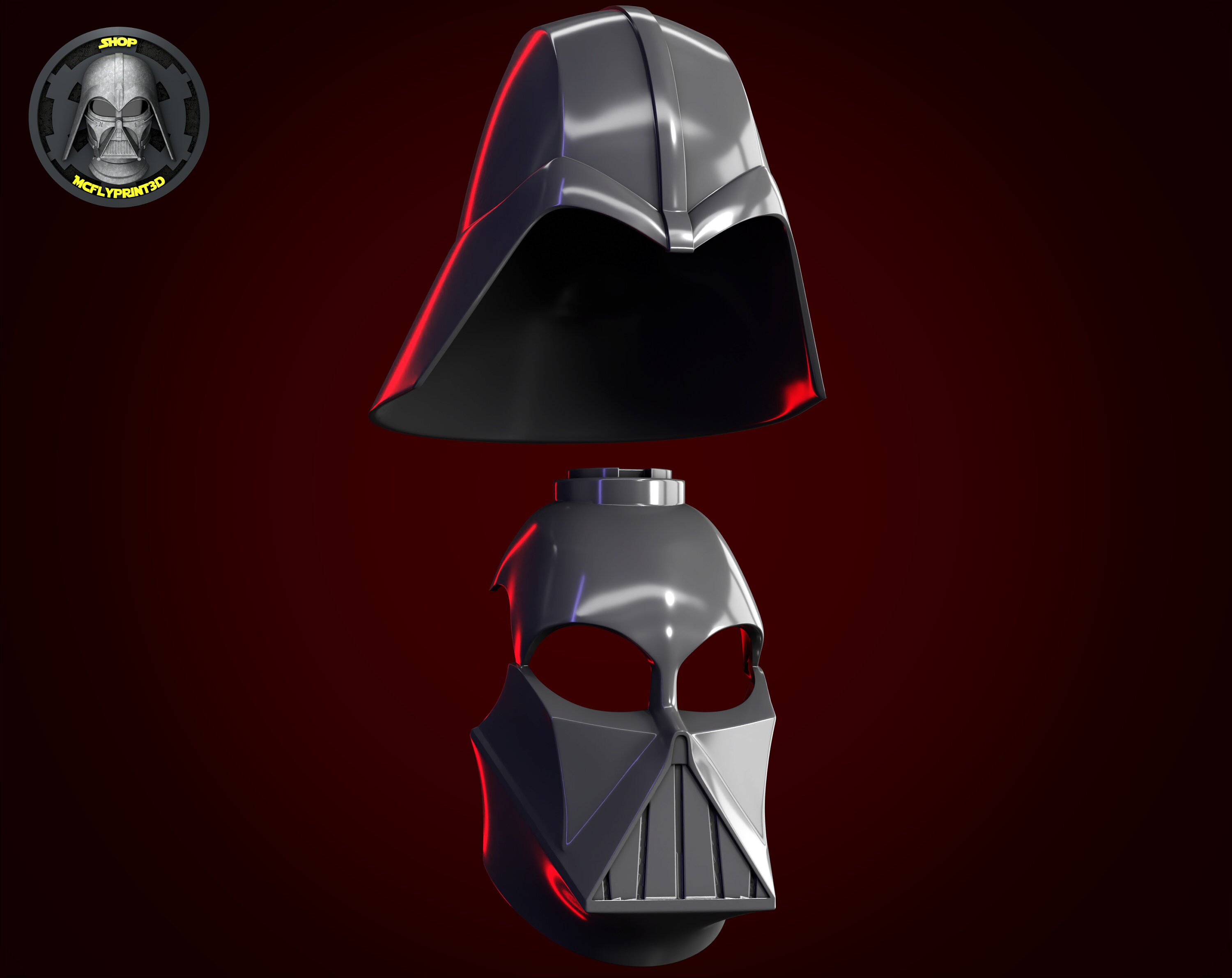 Darth Vader Infinity Life Size Helmet - Etsy