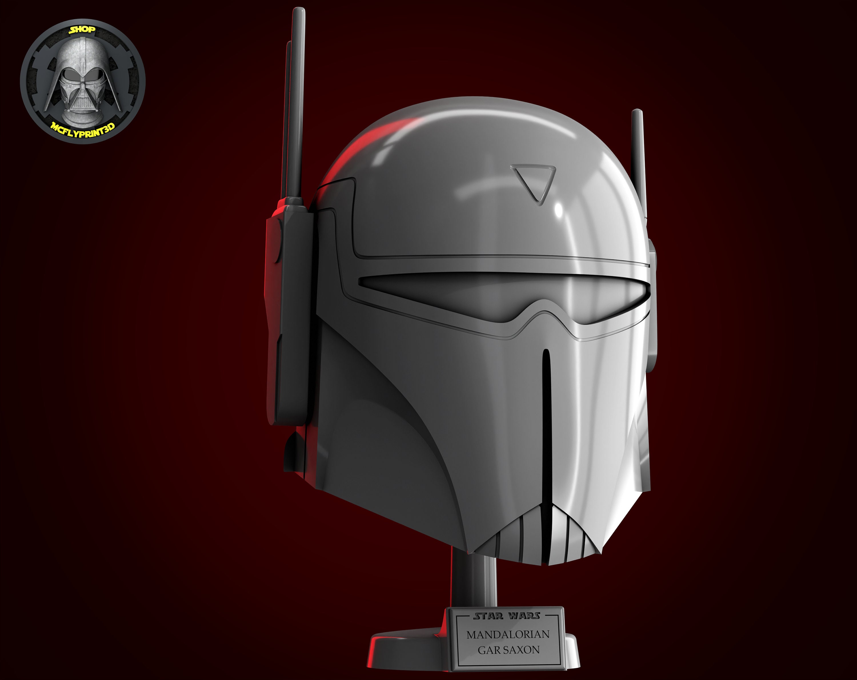 Mandalorian Gar Saxon Life Size Helmet - Etsy