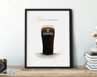 Guinness Wall Art - Etsy UK