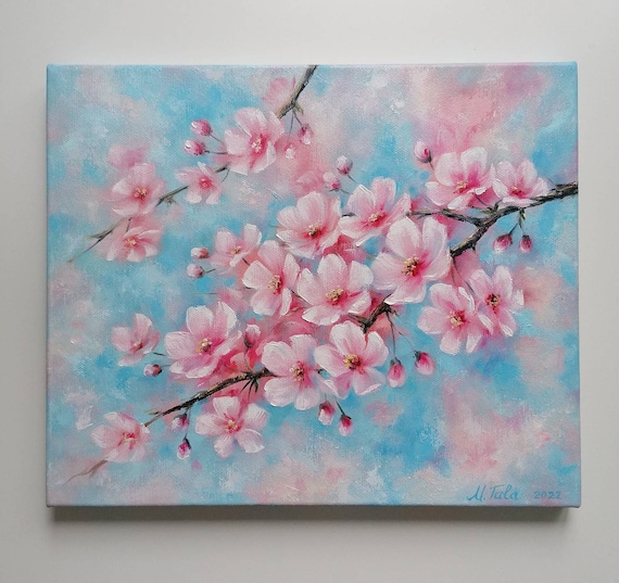 Spring Flower Painting Spring Blooms Acrylic Painting Tutorial