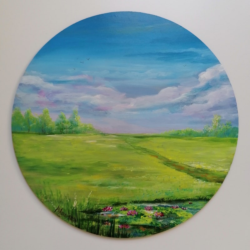 Round Artwork - Etsy