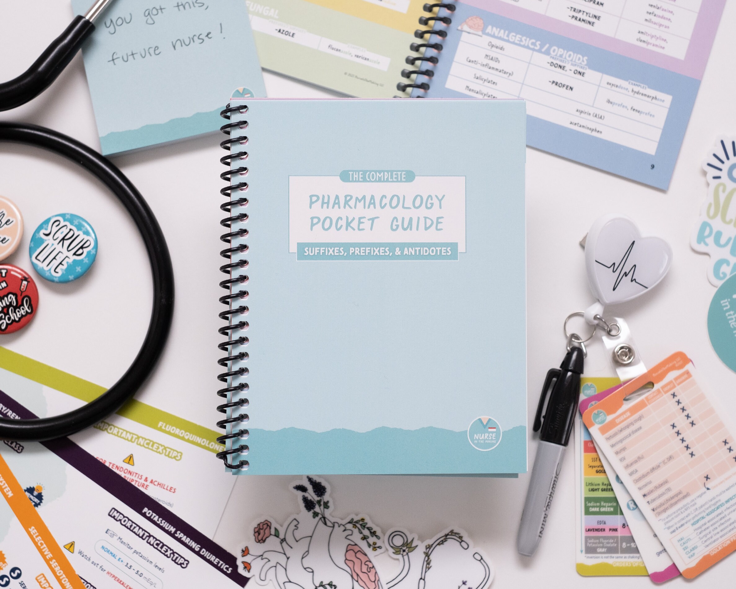 Pharmacology Pocket Guide 80 of the Most Common Suffixes - Etsy