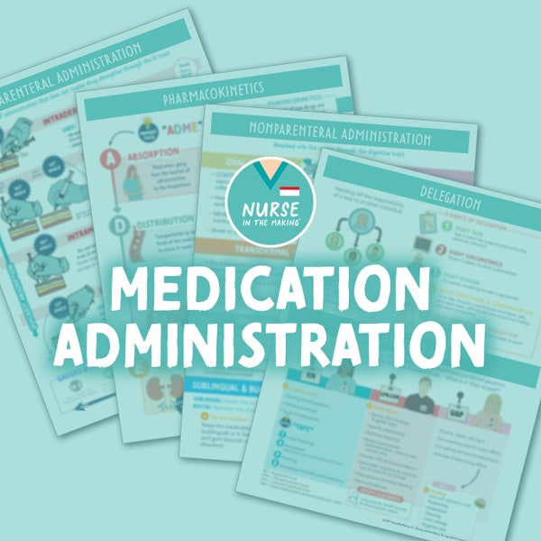 Medication Administration Study Sheet - Etsy
