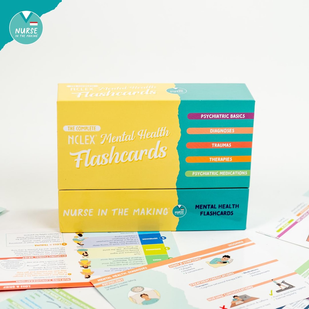 The Complete Mental Health Flashcards - Etsy