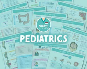 Pediatric Milestones nursing Notes - Etsy