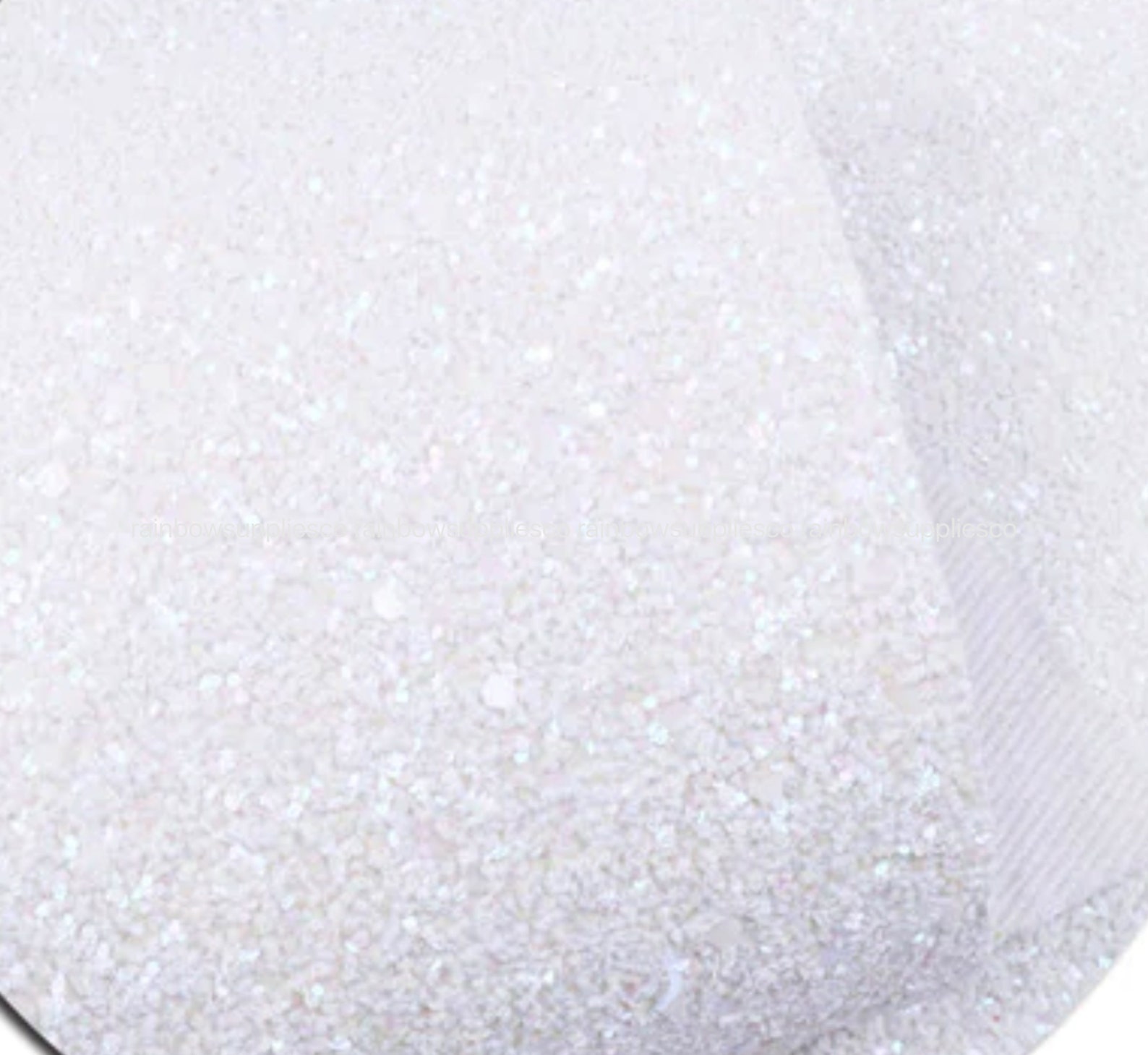 White Chunky Glitter Sparkle Faux Leather Sheet Leather Vinyl | Etsy