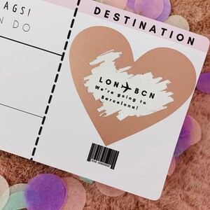 Hen Do Invite for Bride Boarding Pass Scratch Reveal Card - Etsy