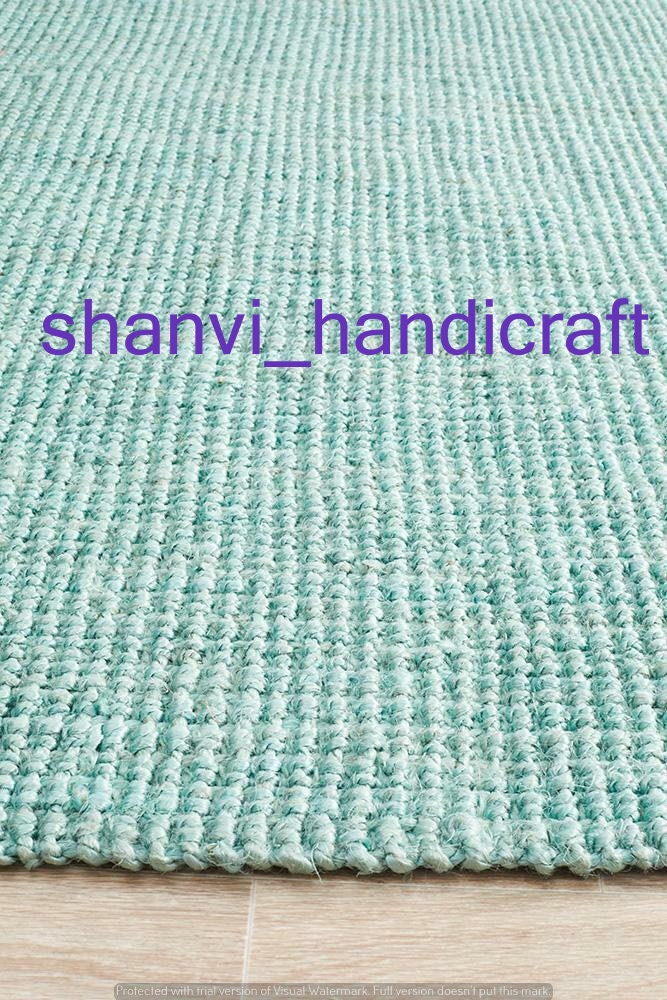 Indian Braided Jute Rug Rag Living Area Floor Decor Rugs Hand - Etsy