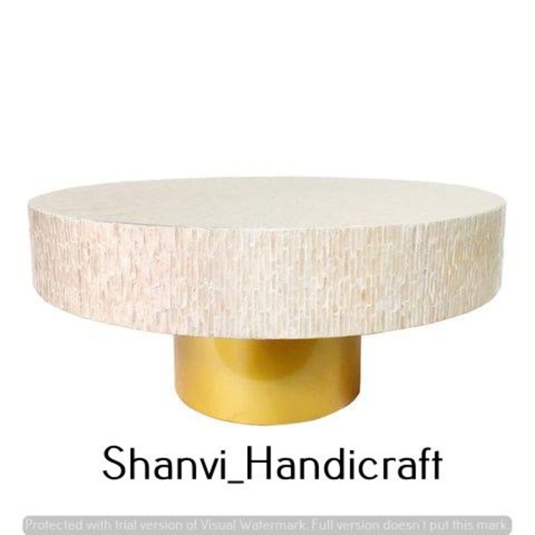 Bone Inlay Coffee Table, Bone Inlay, Handmade Coffee Table, Bone Inlay ...