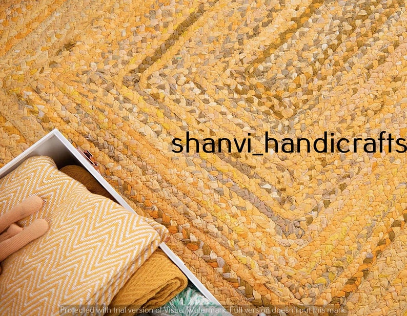 Cotton Rug Runnerbraided Runner Rug RAG Rugmeditation Mat - Etsy