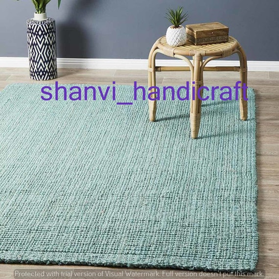 Indian Braided Jute Rug Rag Living Area Floor Decor Rugs Hand | Etsy