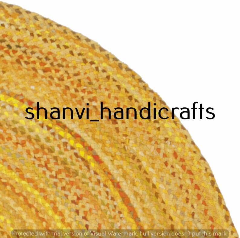 Hand Braided Bohemian Colorful Cotton Chindi Area Rug Multi Colors Home ...