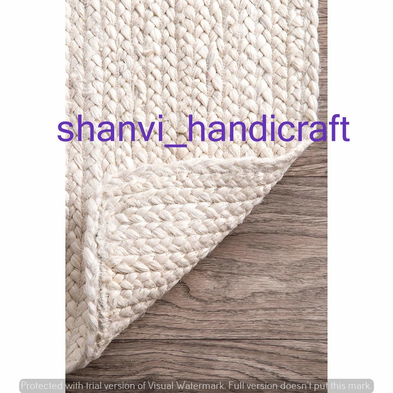 Natural Handwoven Boho Jute Area Rug Large Boho Rug Eco - Etsy