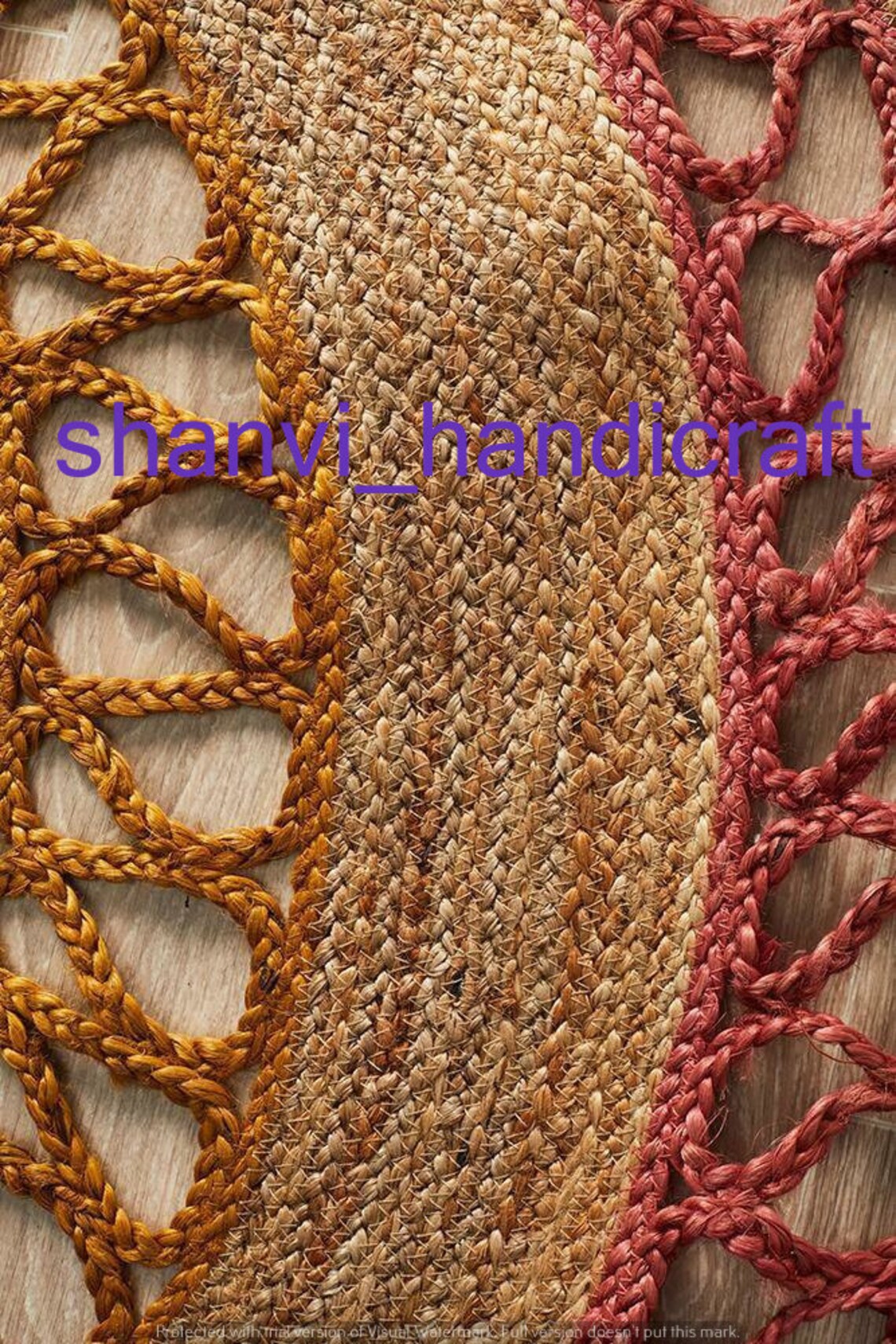 Jute Round Rug Natural Jute Rug Handmade Braided Rug Round - Etsy