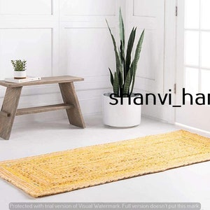Cotton Rug Runnerbraided Runner Rug RAG Rugmeditation Mat - Etsy