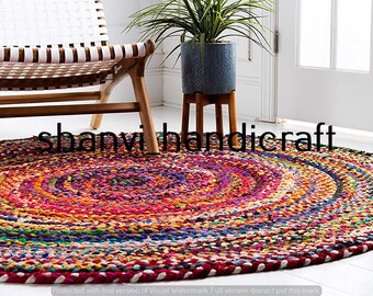 Round Mandala Rug - Etsy