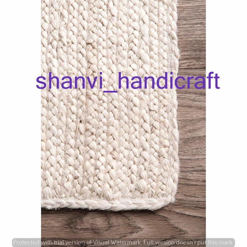 Natural Handwoven Boho Jute Area Rug Large Boho Rug Eco - Etsy