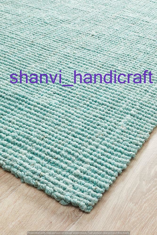 Indian Braided Jute Rug Rag Living Area Floor Decor Rugs Hand - Etsy