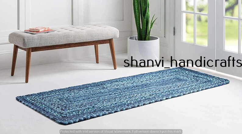 Cotton Rug Runner,braided Runner Rug, RAG Rug,meditation Mat, Rug ...