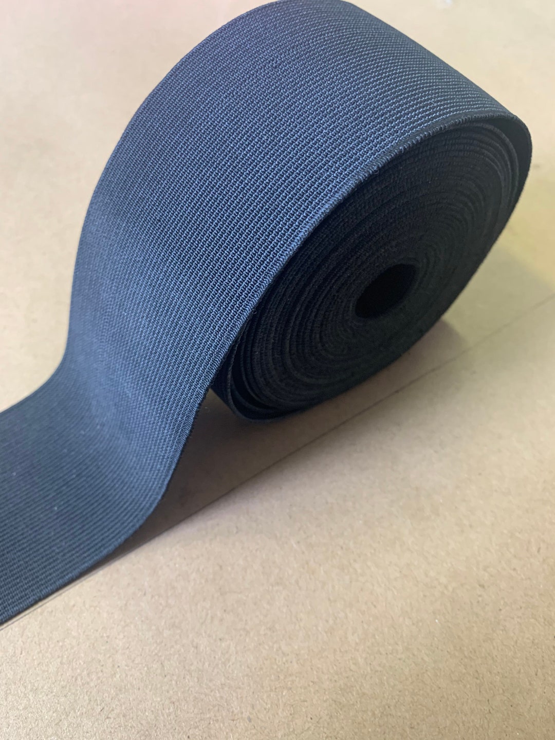 Flat Elastic Band 5.5cm Wide Black - Etsy